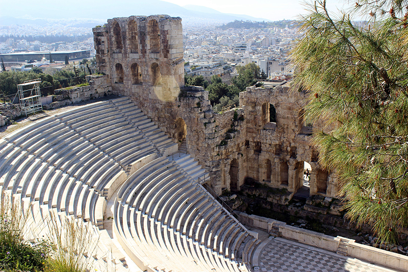 Greece,Athens-Coliseum at the Acropolis - TravelWorld International ...
