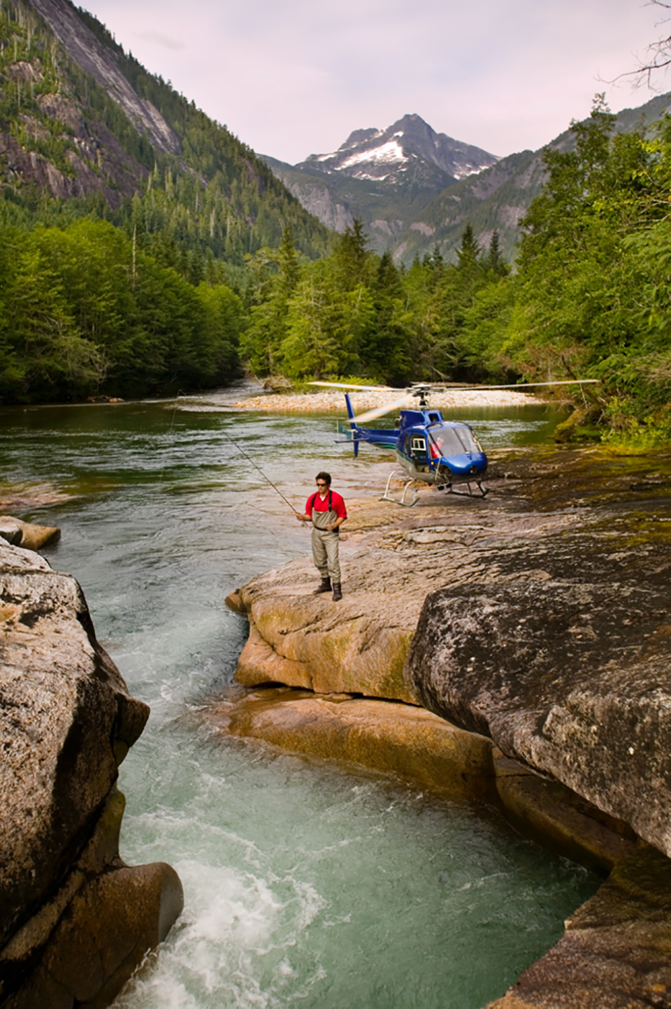 Heli-Fishing In Nimmo Bay, British Columbia
