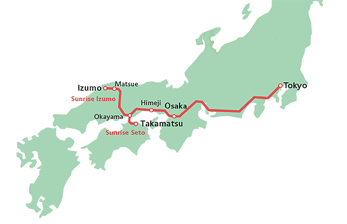 Sunrise Izumo's Route - TravelWorld International Magazine