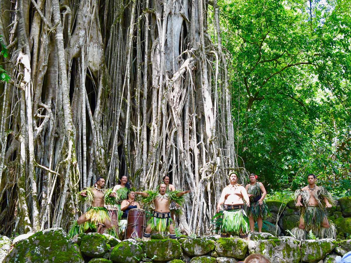 Ceremonial Dance under the Sacred Banyan Tree, Nuku Hiva - TravelWorld ...